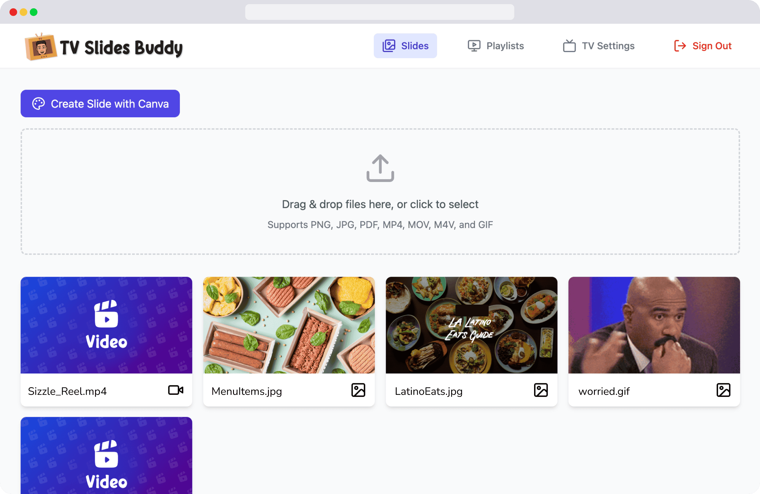 TV Slideshow App for Apple TV: Digital Signage